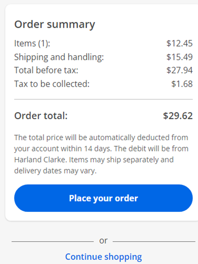 How can I order checks from Old Glory Bank?