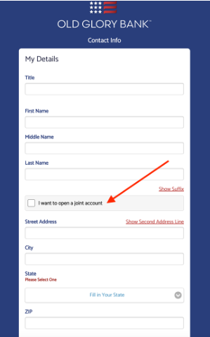 How do I add a joint account holder?